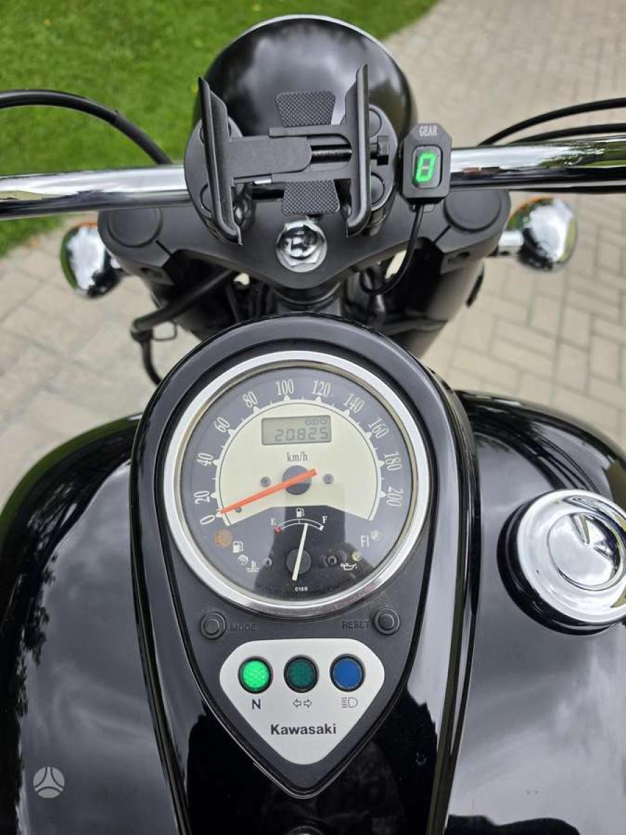 Black Kawasaki VN 2014 in Kaunas, with an engine capacity of 0.00 L and mileage of 21 thousand km for 5200 €, photo 7 on AUTOMOTO.COM.LV