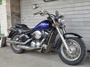 Zils Kawasaki VN 1994 Viļņa, ar dzinēja tilpumu 0.81 L un nobraukumu 44 tūkst. km par 1550 €, foto 4 vietnē AUTOMOTO.COM.LV