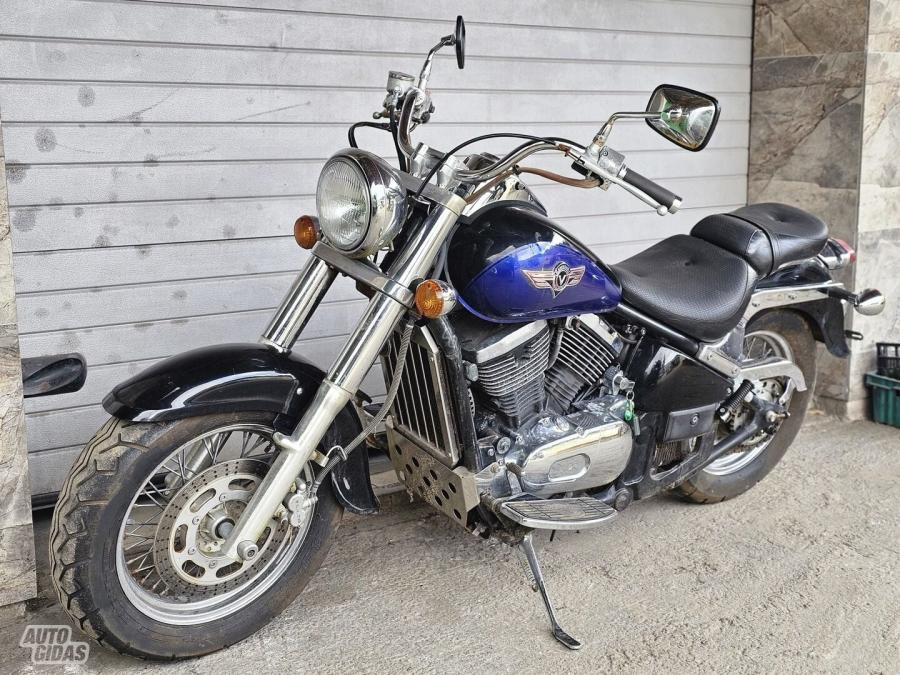Zils Kawasaki VN 1994 Viļņa, ar dzinēja tilpumu 0.81 L un nobraukumu 44 tūkst. km par 1550 €, foto 8 vietnē AUTOMOTO.COM.LV