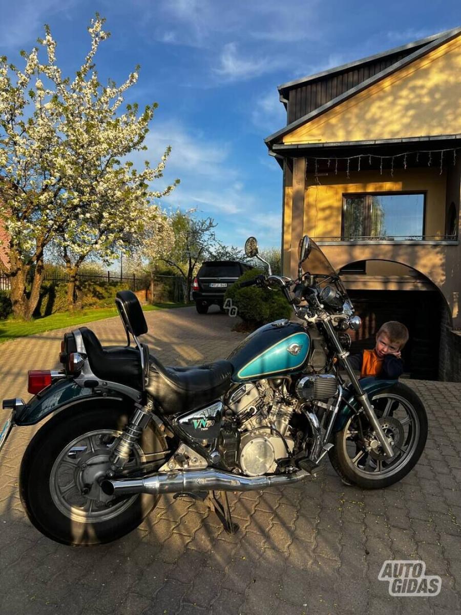 Green Kawasaki VN 1994 in Vilnius, with an engine capacity of 0.75 L and mileage of 0 thousand km for 2450 €, photo 5 on AUTOMOTO.COM.LV