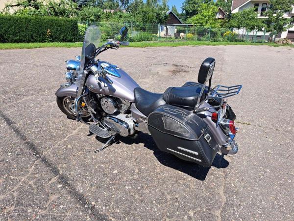 Grey Kawasaki VN 2003 in Kaunas, with an engine capacity of 1.60 L and mileage of 28 thousand km for 4400 €, photo 2 on AUTOMOTO.COM.LV