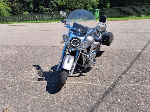 Grey Kawasaki VN 2003 in Kaunas, with an engine capacity of 1.60 L and mileage of 28 thousand km for 4400 €, photo 5 on AUTOMOTO.COM.LV