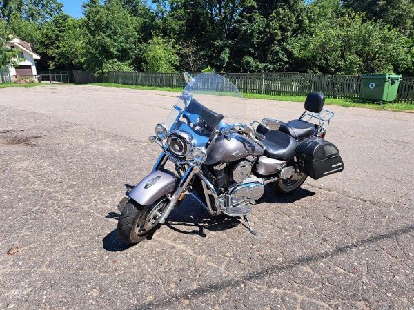 Grey Kawasaki VN 2003 in Kaunas, with an engine capacity of 1.60 L and mileage of 28 thousand km for 4400 €, photo 6 on AUTOMOTO.COM.LV