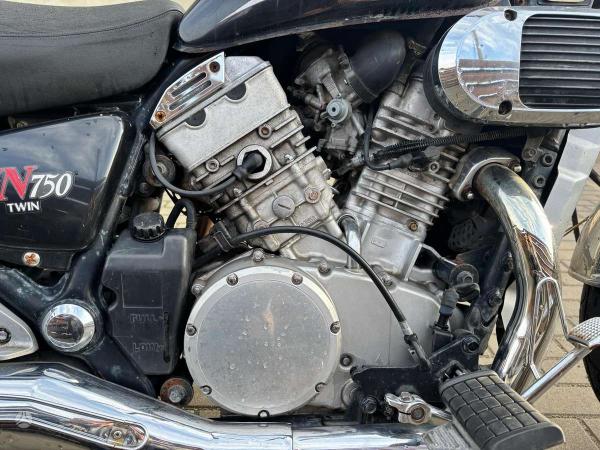 Kawasaki VN 1986 in Silute, with an engine capacity of 0.75 L and mileage of 32 thousand km for 1200 €, photo 5 on AUTOMOTO.COM.LV