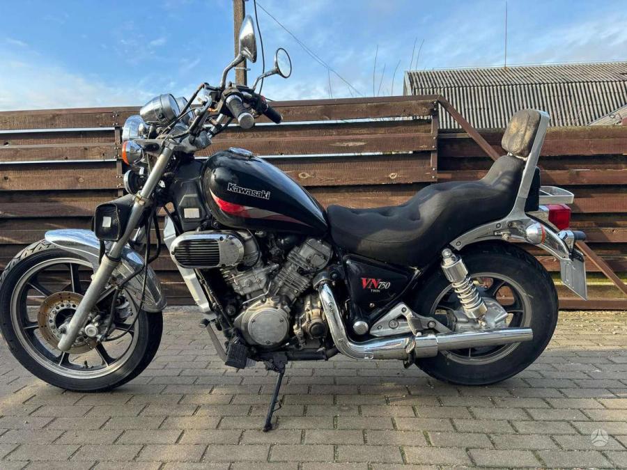 Kawasaki VN 1986 Šilutė, ar dzinēja tilpumu 0.75 L un nobraukumu 32 tūkst. km par 1200 €, foto 7 vietnē AUTOMOTO.COM.LV