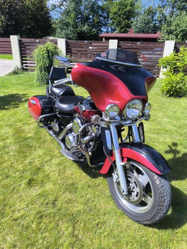 Red Kawasaki VN 2004 in Alytus, with an engine capacity of 0.00 L and mileage of 33 thousand km for 5000 €, photo 2 on AUTOMOTO.COM.LV