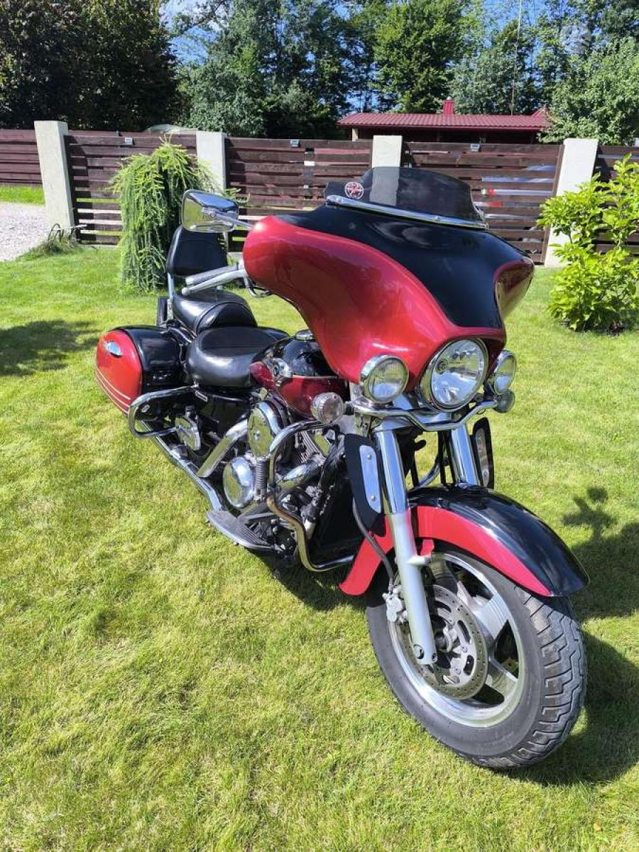 Red Kawasaki VN 2004 in Alytus, with an engine capacity of 0.00 L and mileage of 33 thousand km for 5000 €, photo 3 on AUTOMOTO.COM.LV