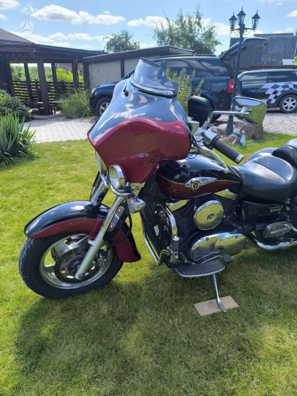 Red Kawasaki VN 2004 in Alytus, with an engine capacity of 0.00 L and mileage of 33 thousand km for 5000 €, photo 5 on AUTOMOTO.COM.LV