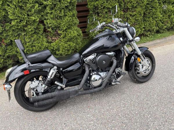 Black Kawasaki Vulcan 2006 in Kaunas, with an engine capacity of 1.60 L and mileage of 44 thousand km for 4000 €, photo 1 on AUTOMOTO.COM.LV
