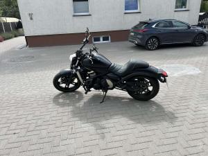Black Kawasaki Vulcan 2015 in Rokiskis, with an engine capacity of 0.65 L and mileage of 7 thousand km for 5000 €, photo 5 on AUTOMOTO.COM.LV