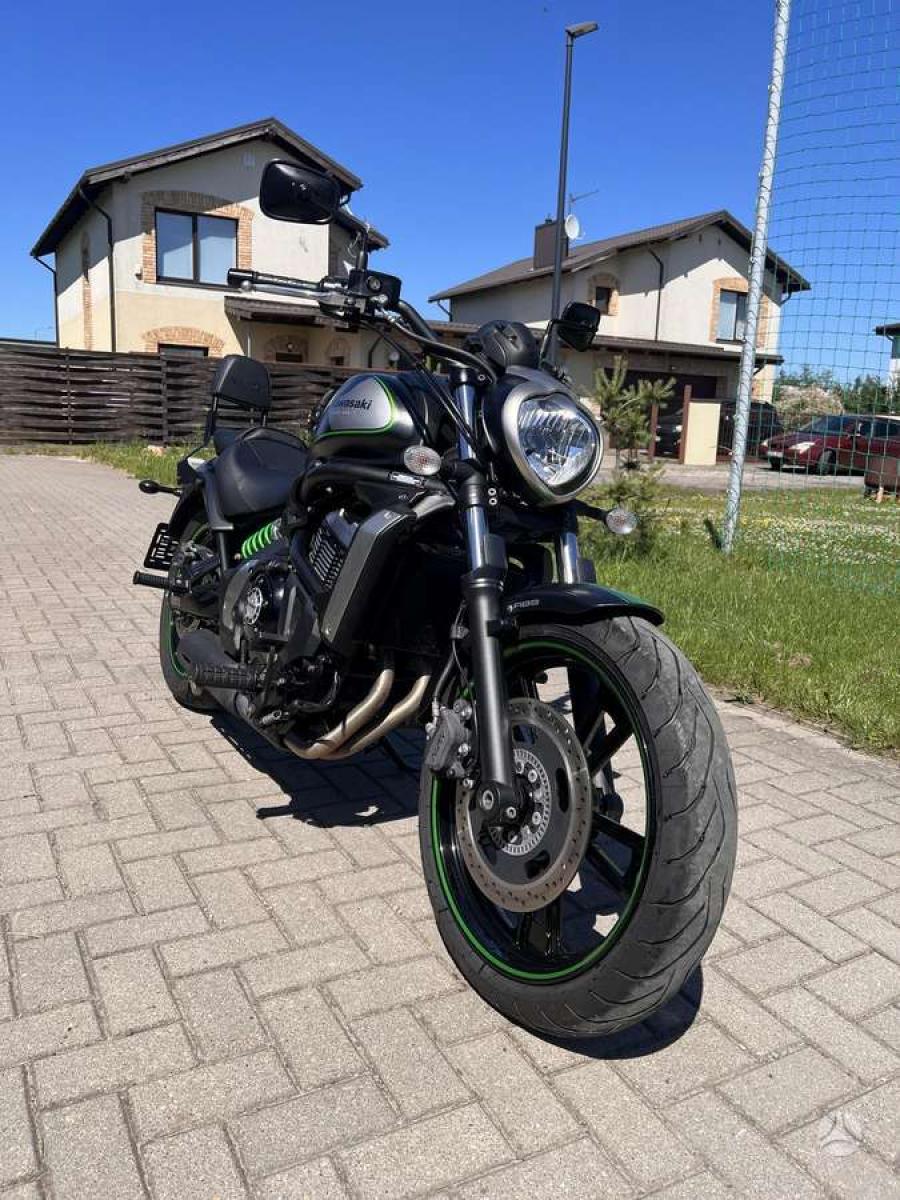 Melns Kawasaki Vulcan 2016 Viļņa, ar dzinēja tilpumu 0.65 L un nobraukumu 22 tūkst. km par 5150 €, foto 15 vietnē AUTOMOTO.COM.LV