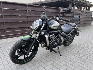 Black Kawasaki Vulcan 2016 in Vilnius, with an engine capacity of 0.65 L and mileage of 22 thousand km for 5150 €, photo  on AUTOMOTO.COM.LV
