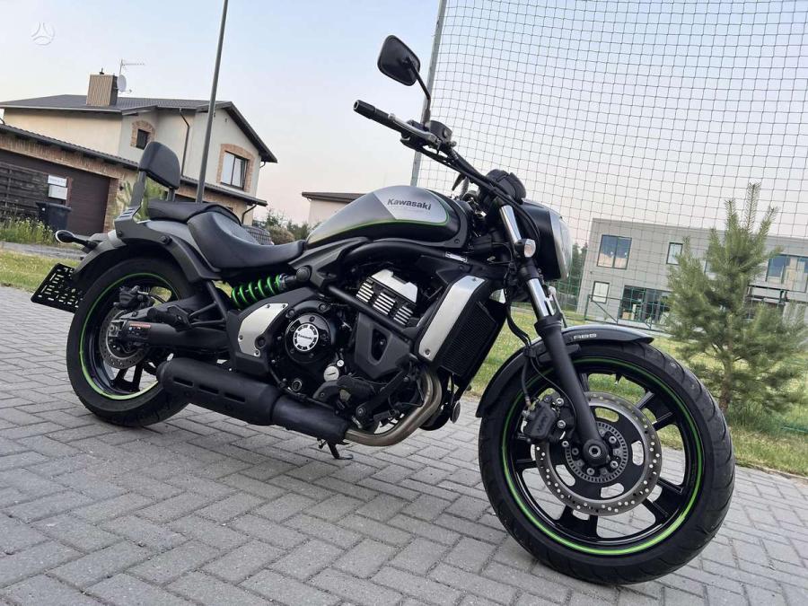 Melns Kawasaki Vulcan 2016 Viļņa, ar dzinēja tilpumu 0.65 L un nobraukumu 22 tūkst. km par 5150 €, foto 16 vietnē AUTOMOTO.COM.LV