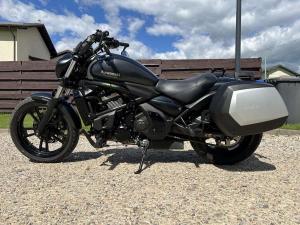 Black Kawasaki Vulcan 2016 in Vilnius, with an engine capacity of 0.65 L and mileage of 9 thousand km for 5250 €, photo 4 on AUTOMOTO.COM.LV