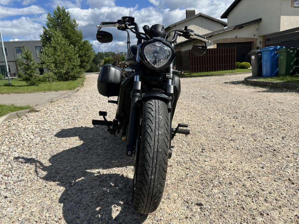 Black Kawasaki Vulcan 2016 in Vilnius, with an engine capacity of 0.65 L and mileage of 9 thousand km for 5250 €, photo 9 on AUTOMOTO.COM.LV
