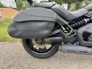 Black Kawasaki Vulcan 2021 in Vilnius, with an engine capacity of 0.65 L and mileage of 62 thousand km for 4600 €, photo 5 on AUTOMOTO.COM.LV
