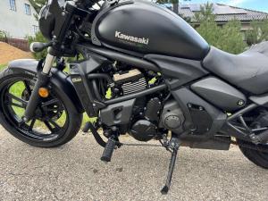 Black Kawasaki Vulcan 2021 in Vilnius, with an engine capacity of 0.65 L and mileage of 62 thousand km for 4600 €, photo 8 on AUTOMOTO.COM.LV