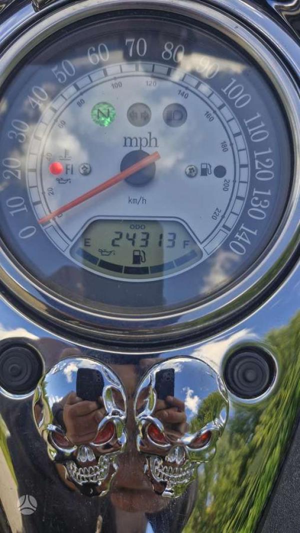 Blue Kawasaki Vulcan 2008 in Klaipeda, with an engine capacity of 1.60 L and mileage of 43 thousand km for 5300 €, photo 4 on AUTOMOTO.COM.LV