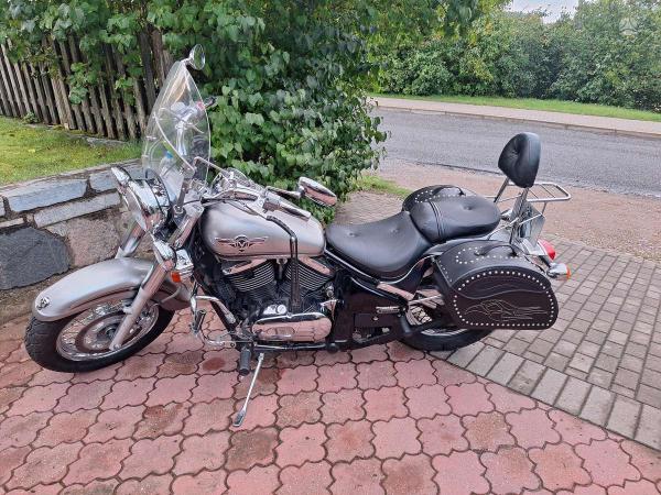 Brown Kawasaki Vulcan 2003 in Trakai, with an engine capacity of 0.80 L and mileage of 22 thousand km for 3600 €, photo 5 on AUTOMOTO.COM.LV