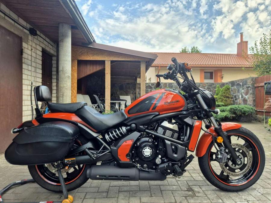 Kawasaki Vulcan 2018 Prienai, ar dzinēja tilpumu 0.65 L un nobraukumu 10 tūkst. km par 5150 €, foto 10 vietnē AUTOMOTO.COM.LV