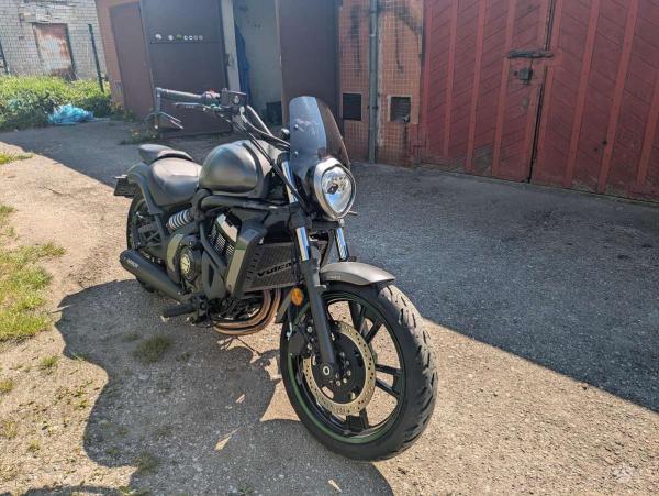 Kawasaki Vulcan 2022 in Klaipeda, with an engine capacity of 0.65 L and mileage of 18 thousand km for 6600 €, photo 2 on AUTOMOTO.COM.LV