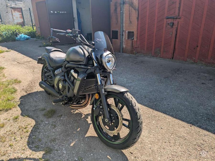 Kawasaki Vulcan 2022 in Klaipeda, with an engine capacity of 0.65 L and mileage of 18 thousand km for 6600 €, photo 3 on AUTOMOTO.COM.LV