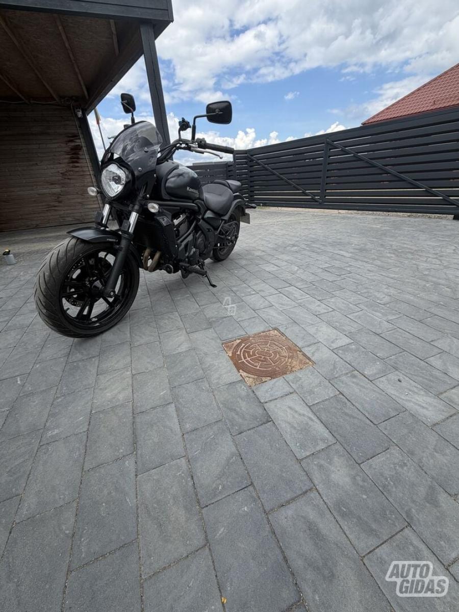 Черный Кавасаки Vulcan S 2015 в Каунас, объемом двигателя 0.65 л и пробегом 16 тыс. км за 5100 €, фото 5 на AUTOMOTO.COM.LV