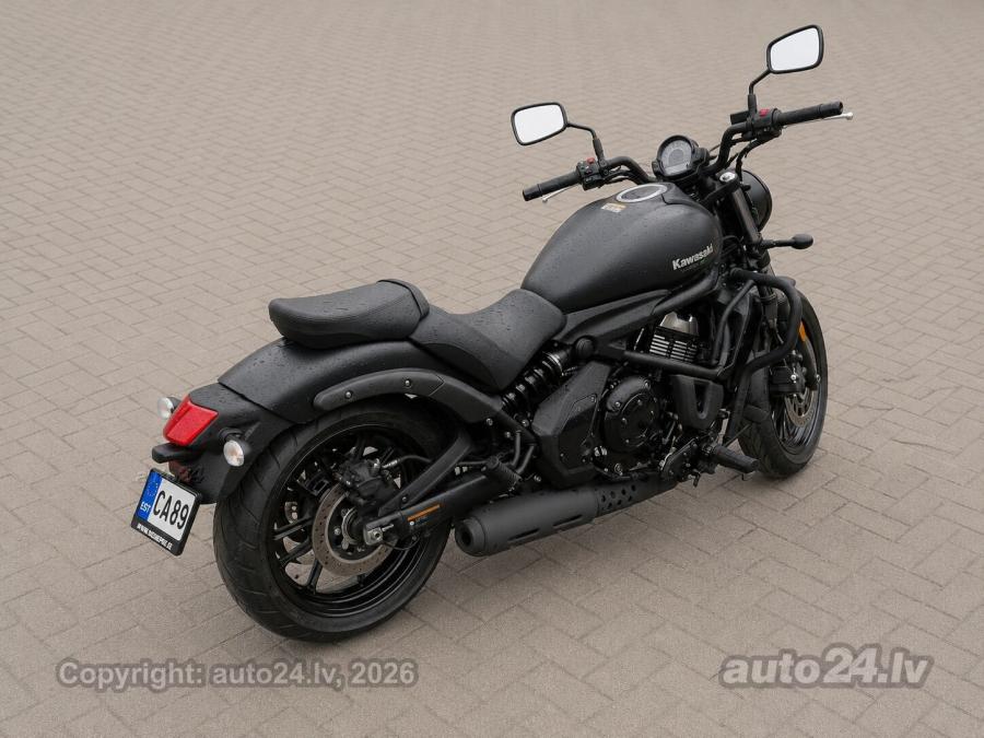 Черный Кавасаки Vulcan S 2021 в Тарту, объемом двигателя 0.65 л и пробегом 3 тыс. км за 6900 €, фото 8 на AUTOMOTO.COM.LV