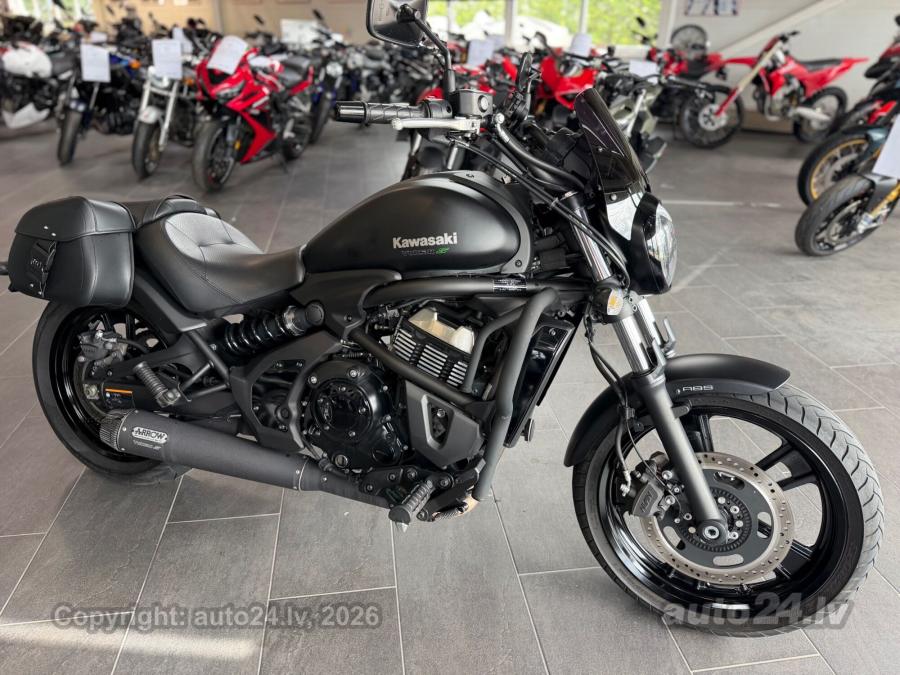 Melns Kawasaki Vulcan S 2021 Tallina, ar dzinēja tilpumu 0.65 L un nobraukumu 21 tūkst. km par 5990 €, foto 1 vietnē AUTOMOTO.COM.LV