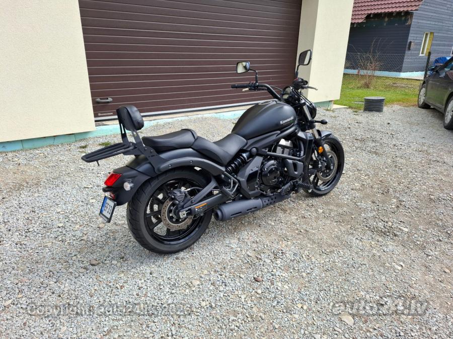 Black Kawasaki Vulcan S 2023 in Tallinn, with an engine capacity of 0.65 L and mileage of 4 thousand km for 5900 €, photo 1 on AUTOMOTO.COM.LV