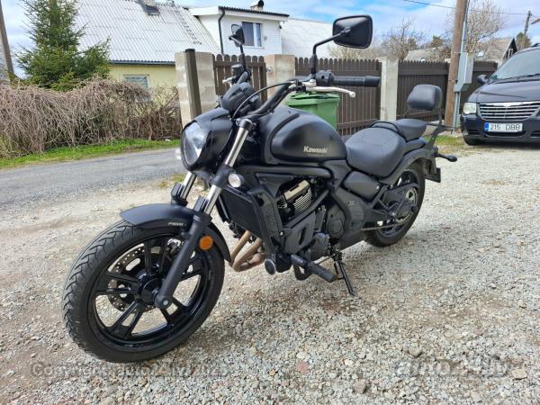 Black Kawasaki Vulcan S 2023 in Tallinn, with an engine capacity of 0.65 L and mileage of 4 thousand km for 5900 €, photo 6 on AUTOMOTO.COM.LV