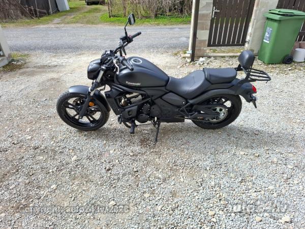 Black Kawasaki Vulcan S 2023 in Tallinn, with an engine capacity of 0.65 L and mileage of 4 thousand km for 5900 €, photo 7 on AUTOMOTO.COM.LV