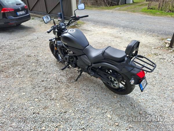 Black Kawasaki Vulcan S 2023 in Tallinn, with an engine capacity of 0.65 L and mileage of 4 thousand km for 5900 €, photo 8 on AUTOMOTO.COM.LV