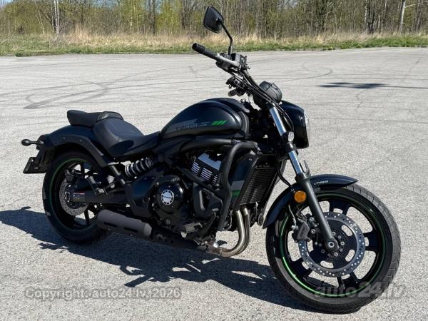 Black Kawasaki Vulcan S 2025 in Tallinn, with an engine capacity of 0.65 L and mileage of 3 thousand km for 7300 €, photo 3 on AUTOMOTO.COM.LV