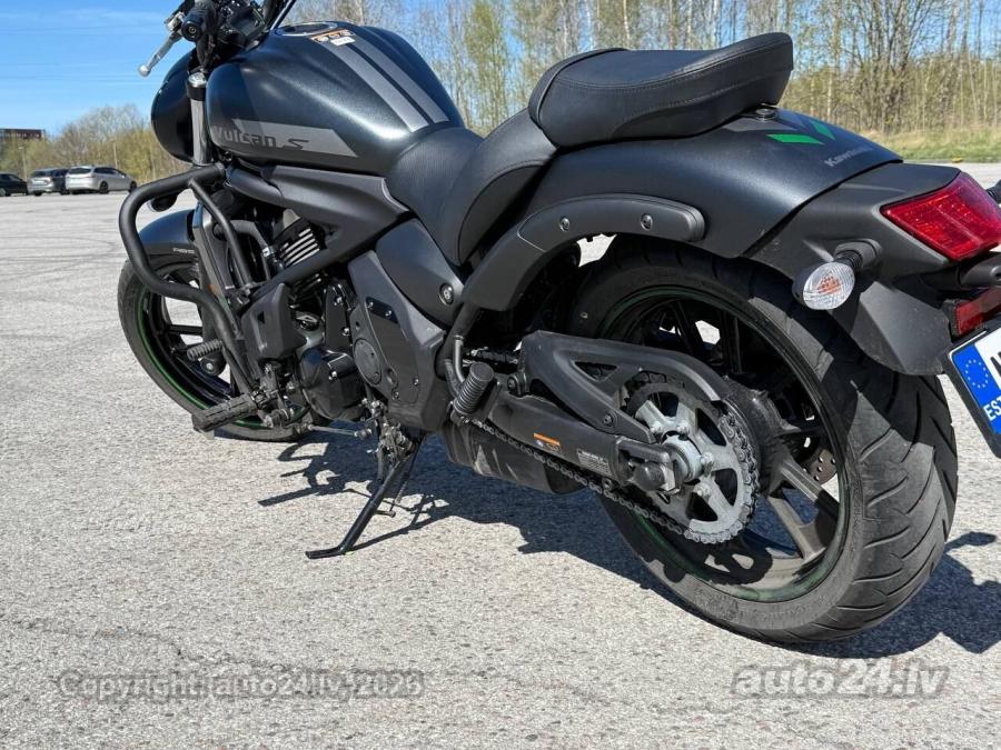 Черный Кавасаки Vulcan S 2025 в Таллин, объемом двигателя 0.65 л и пробегом 3 тыс. км за 7300 €, фото 6 на AUTOMOTO.COM.LV