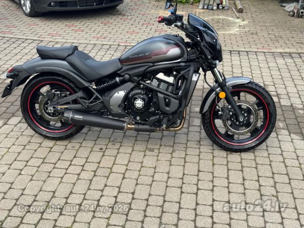 Melns Kawasaki Vulcan S 2025 Tallina, ar dzinēja tilpumu 0.65 L un nobraukumu 1 tūkst. km par 8800 €, foto 1 vietnē AUTOMOTO.COM.LV