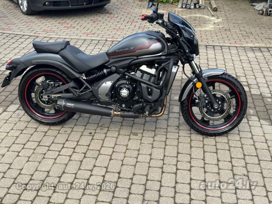 Melns Kawasaki Vulcan S 2025 Tallina, ar dzinēja tilpumu 0.65 L un nobraukumu 1 tūkst. km par 8800 €, foto 1 vietnē AUTOMOTO.COM.LV