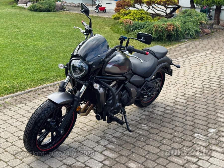 Melns Kawasaki Vulcan S 2025 Tallina, ar dzinēja tilpumu 0.65 L un nobraukumu 1 tūkst. km par 8800 €, foto 3 vietnē AUTOMOTO.COM.LV