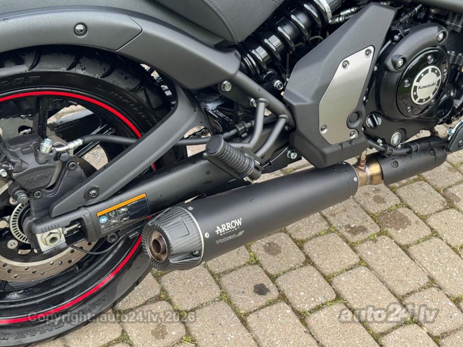 Melns Kawasaki Vulcan S 2025 Tallina, ar dzinēja tilpumu 0.65 L un nobraukumu 1 tūkst. km par 8800 €, foto 9 vietnē AUTOMOTO.COM.LV
