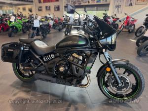 Black Kawasaki Vulcan S 2025 in Tallinn, with an engine capacity of 0.65 L and mileage of 5 thousand km for 6990 €, photo  on AUTOMOTO.COM.LV