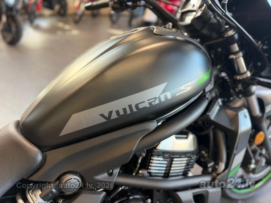 Black Kawasaki Vulcan S 2025 in Tallinn, with an engine capacity of 0.65 L and mileage of 5 thousand km for 6990 €, photo 6 on AUTOMOTO.COM.LV