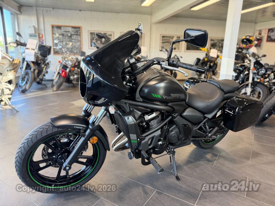 Black Kawasaki Vulcan S 2025 in Tallinn, with an engine capacity of 0.65 L and mileage of 5 thousand km for 6990 €, photo 11 on AUTOMOTO.COM.LV