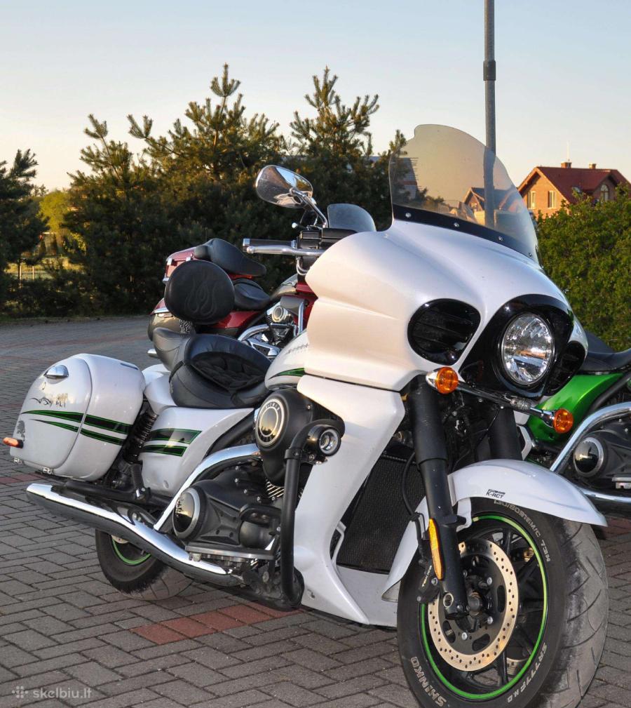 Balts Kawasaki Vulcan 2016 Kauņa, ar dzinēja tilpumu 1.70 L un nobraukumu 39 tūkst. km par 8200 €, foto 1 vietnē AUTOMOTO.COM.LV