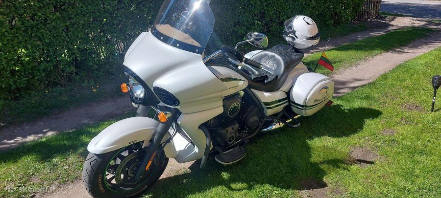 Balts Kawasaki Vulcan 2016 Kauņa, ar dzinēja tilpumu 1.70 L un nobraukumu 39 tūkst. km par 8200 €, foto 2 vietnē AUTOMOTO.COM.LV