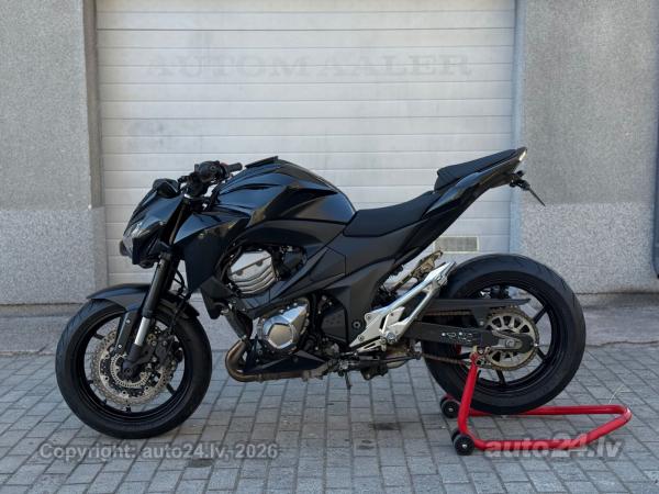 Black Kawasaki Z 800 2015 in Parnu, with an engine capacity of 0.80 L and mileage of 24 thousand km for 5290 €, photo 1 on AUTOMOTO.COM.LV