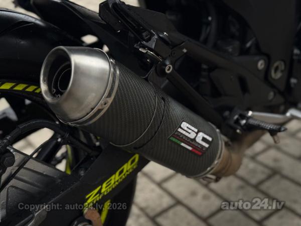 Black Kawasaki Z 800 2016 in Parnu, with an engine capacity of 0.80 L and mileage of 20 thousand km for 5290 €, photo 11 on AUTOMOTO.COM.LV