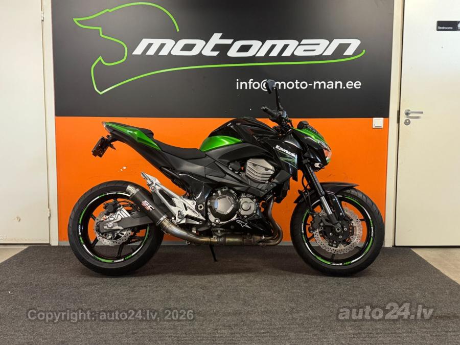 Зеленый Кавасаки Z 800 2014 в Тарту, объемом двигателя 0.81 л и пробегом 23 тыс. км за 5990 €, фото 3 на AUTOMOTO.COM.LV