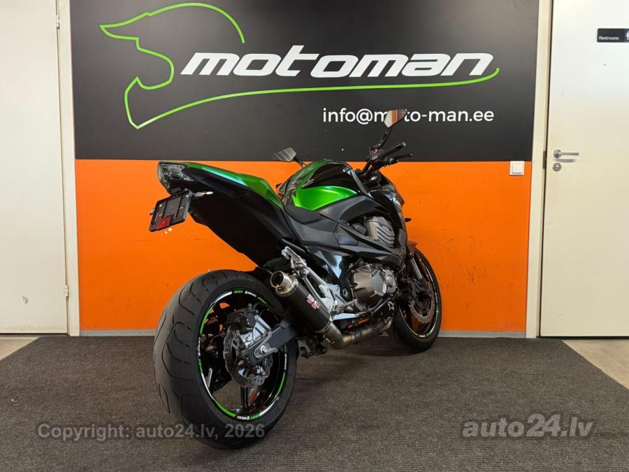 Зеленый Кавасаки Z 800 2014 в Тарту, объемом двигателя 0.81 л и пробегом 23 тыс. км за 5990 €, фото 4 на AUTOMOTO.COM.LV