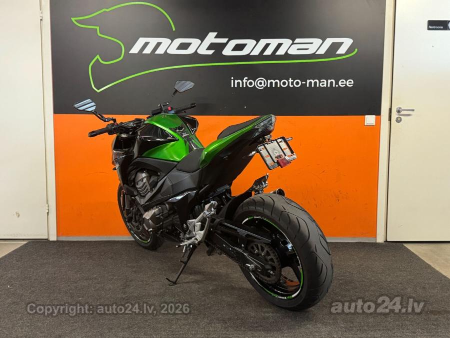Зеленый Кавасаки Z 800 2014 в Тарту, объемом двигателя 0.81 л и пробегом 23 тыс. км за 5990 €, фото 5 на AUTOMOTO.COM.LV