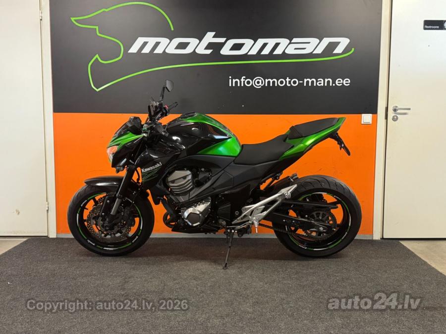 Зеленый Кавасаки Z 800 2014 в Тарту, объемом двигателя 0.81 л и пробегом 23 тыс. км за 5990 €, фото 6 на AUTOMOTO.COM.LV